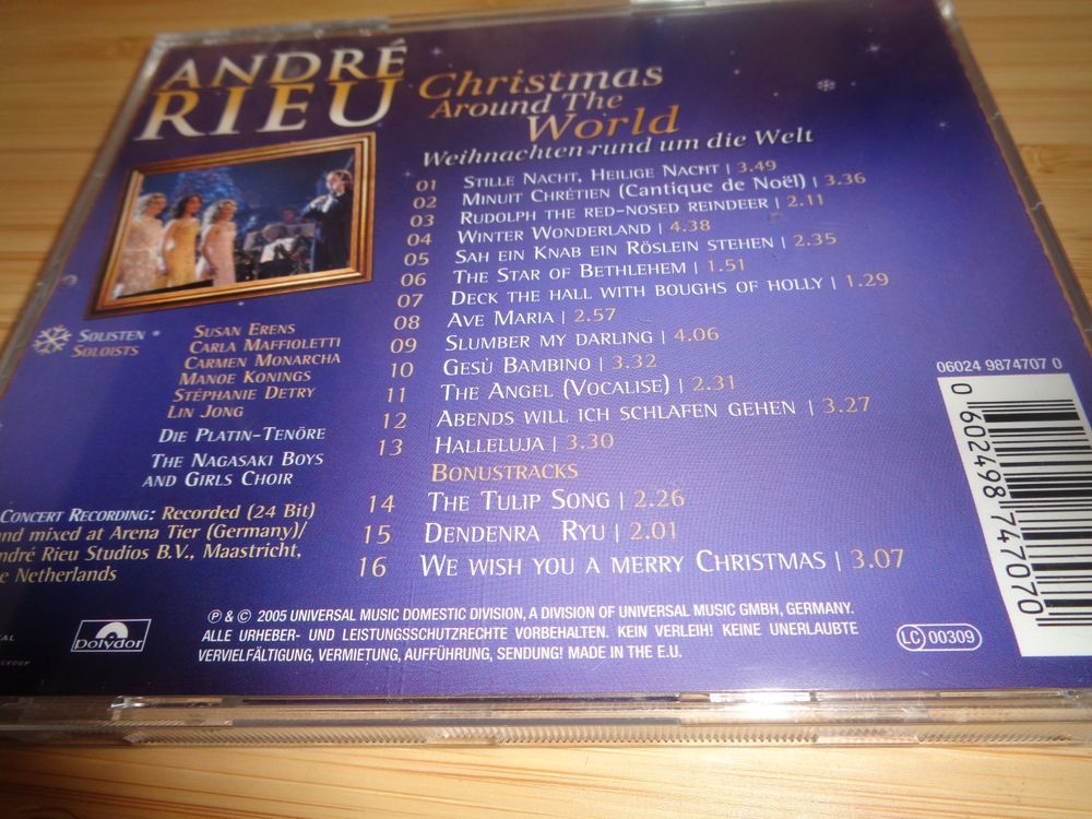 Andre Rieu - Christmas around the World CD | Kaufen auf Ricardo