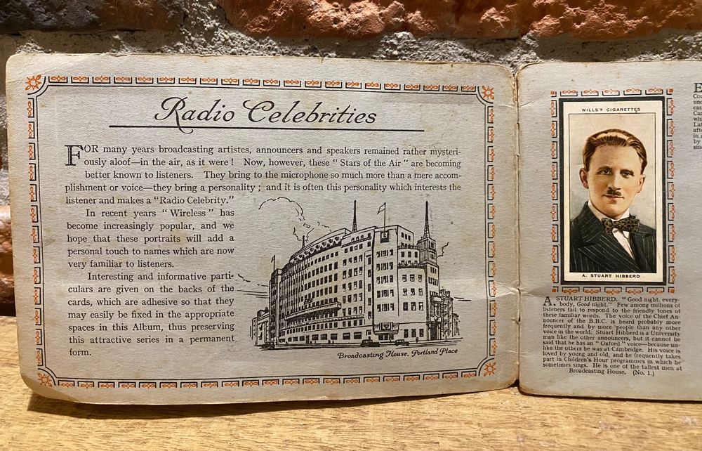 30er - Antikes Sammelbilder Album „Radio Stars“ aus England | Kaufen ...