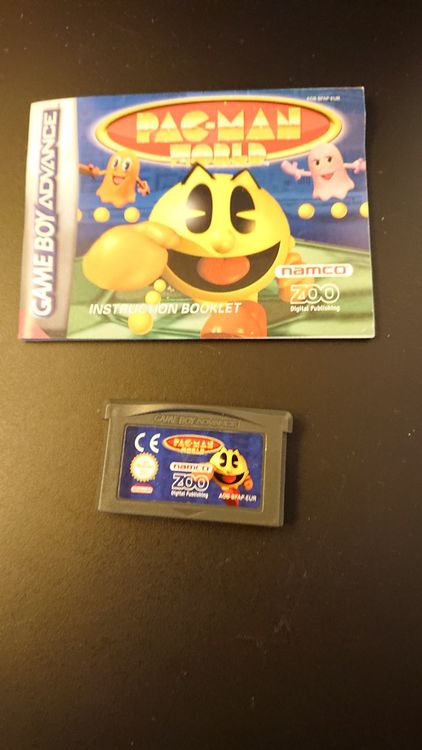 Nintendo Gameboy Advance GBA - Pacman Pac-Man World +Anleit (Gebraucht ...