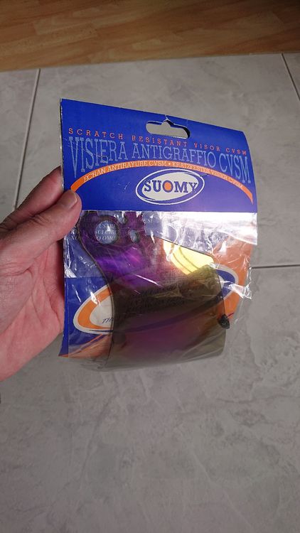 Suomy, Helm Visier, verspiegelt, für Fazer-Gun Wind Iridium (Gebraucht ...