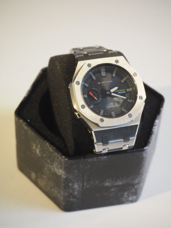 Casioak Custom Uhr Mod G-Shock GA-B2100-1AER (Neu (gemäss Beschreibung ...