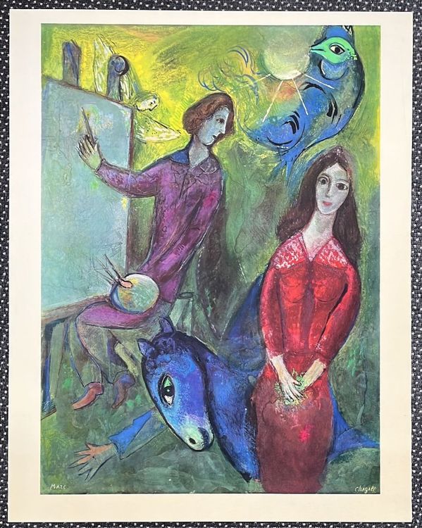 Grafik, der Maler und das Modell von Marc Chagall (ID b4328) | Kaufen ...