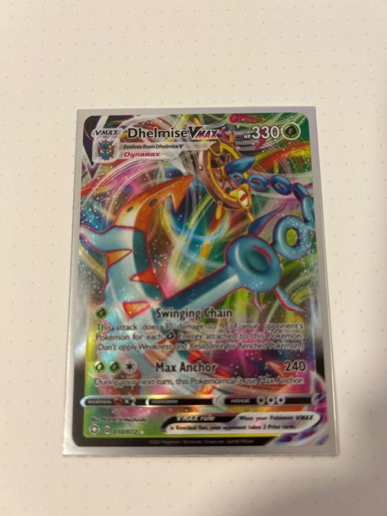 Pokémon Karte Dhelmise Vmax 10/72, 2021, ENG (Neu (gemäss Beschreibung)) in Zizers für CHF 3.9 ...
