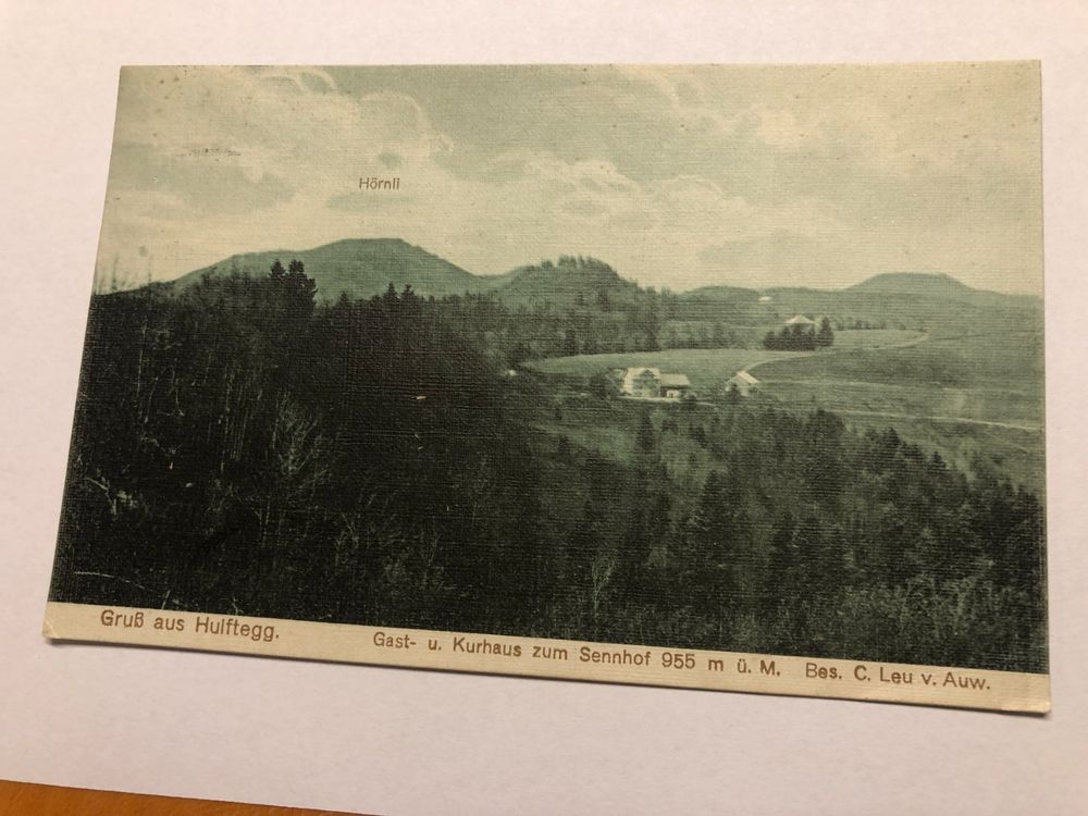 Gruss aus Hulftegg Gast- u Kurhaus zum Sennhof 1916 (Gebraucht) in ...