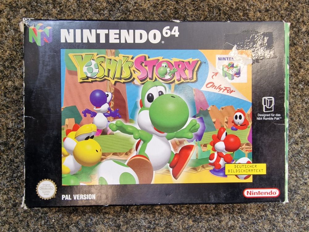 Nintendo 64 N64 - Yoshi's Story - mit OVP & Anleitung (Gebraucht) in ...