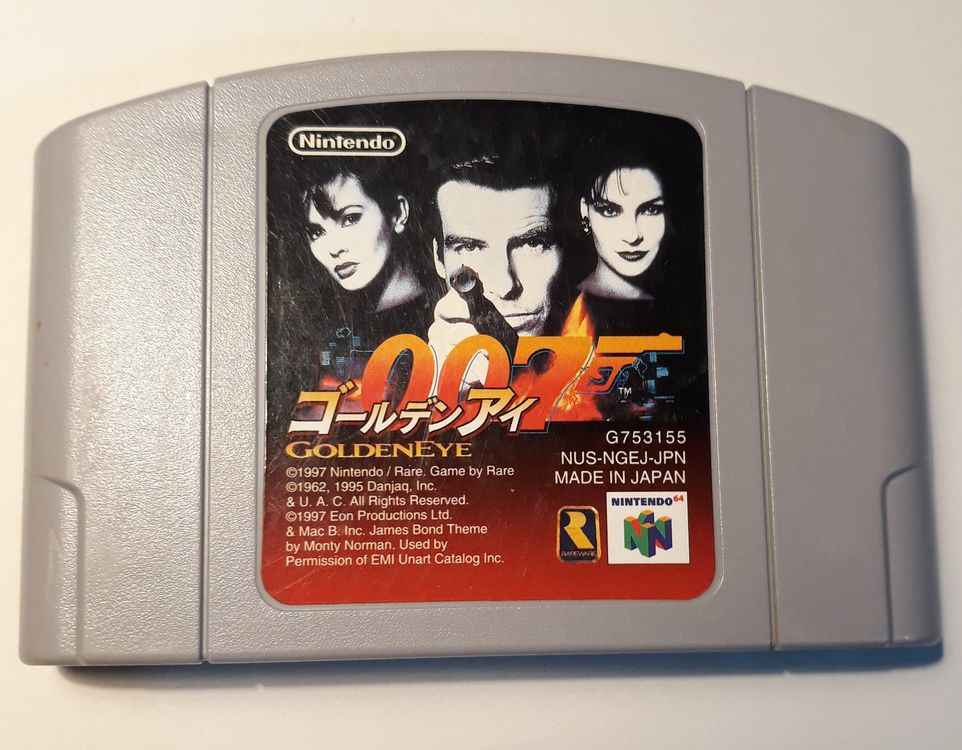6. GoldenEye 007 ( Golden Eye 007 ) ☠️Nintendo 64 N64 JPN (Gebraucht ...