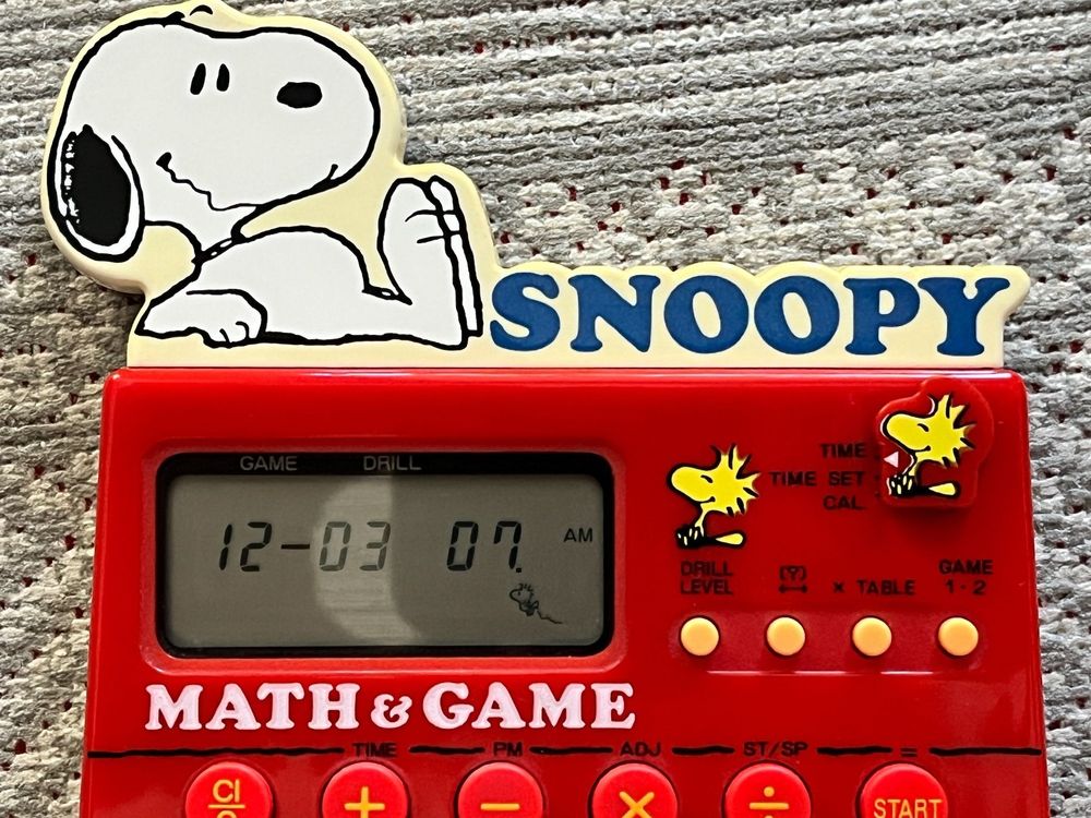 VINTAGE Canon Snoopy Calculator und Math-Teacher (D'occasion) à ...