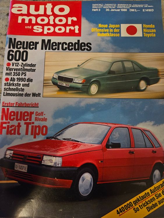 AMS 3/88 Saab 9000 Supra Turbo 324 td 190 2.5 TD Espace xa (Gebraucht) in Flawil für CHF 15 ...