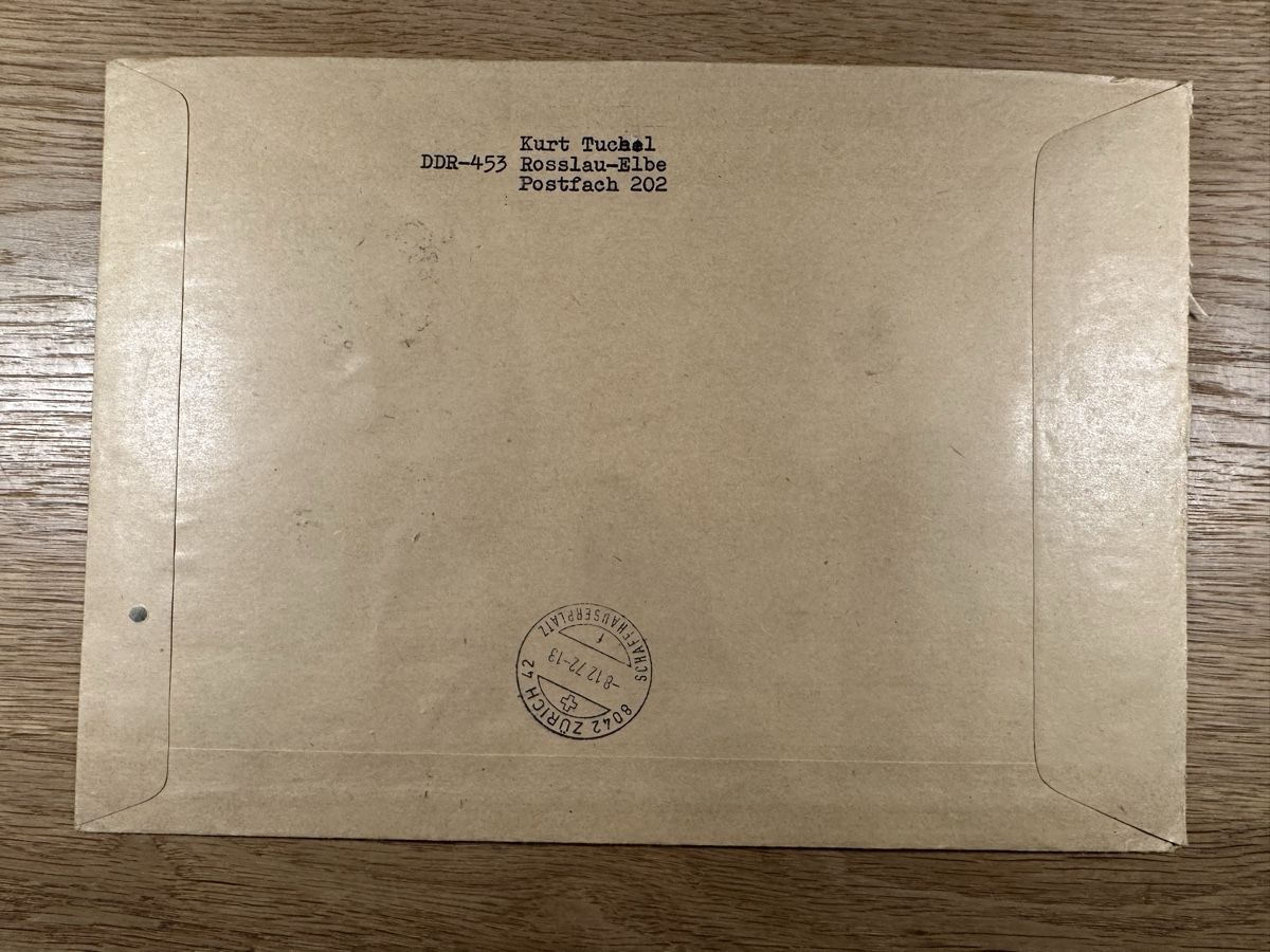 DDR 1970 R Brief mit Beethoven Block 33 o (Gebraucht) in Schmitten / FR ...