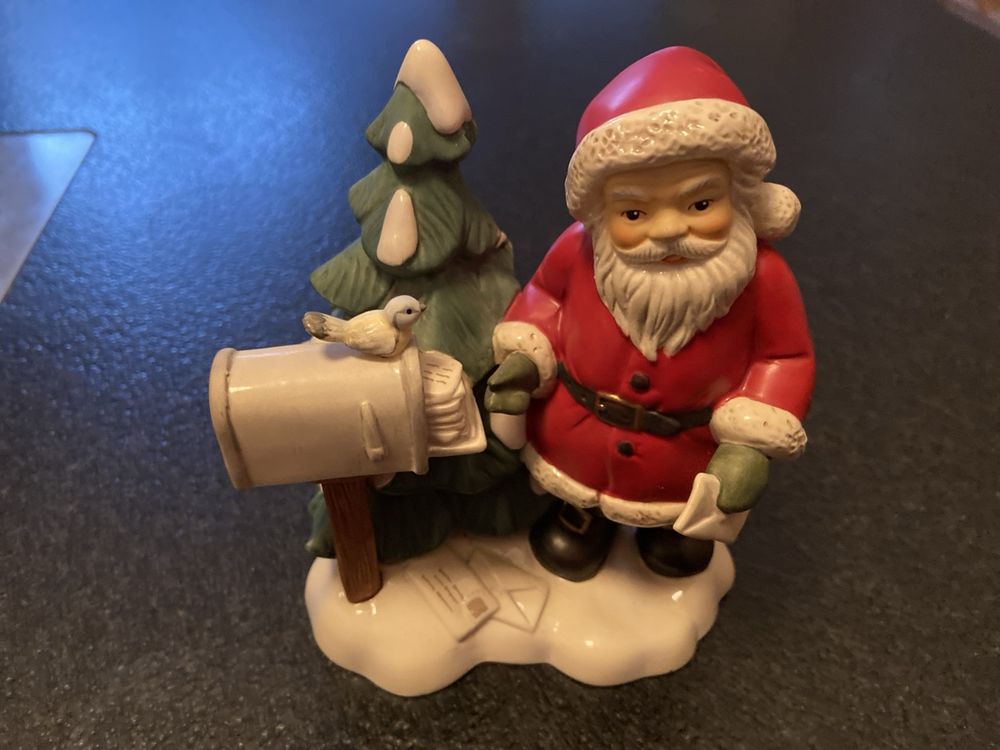 Goebel Weihnachtsmann am Briefkasten, Post von weit her! (Gebraucht) in ...