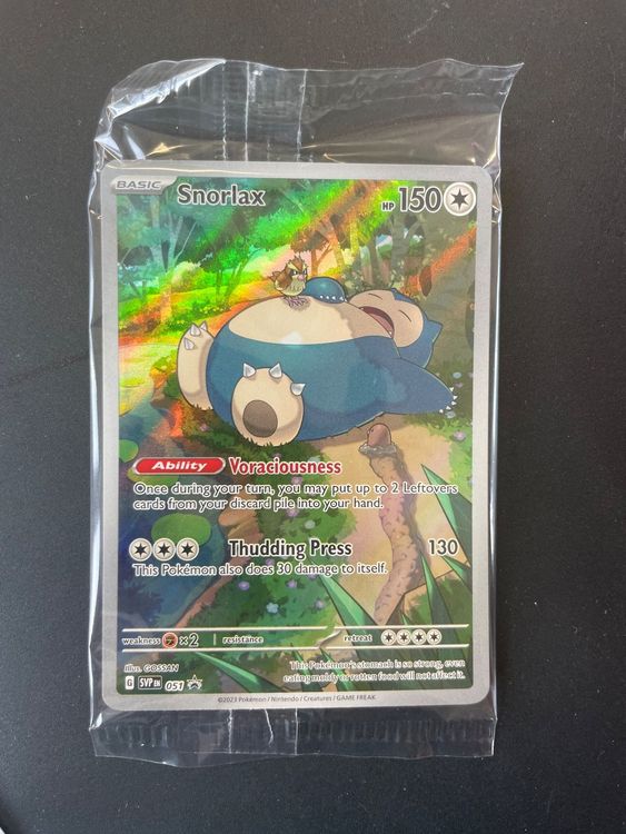 Pokémon 151 Snorlax Promo sealed - en | Kaufen auf Ricardo
