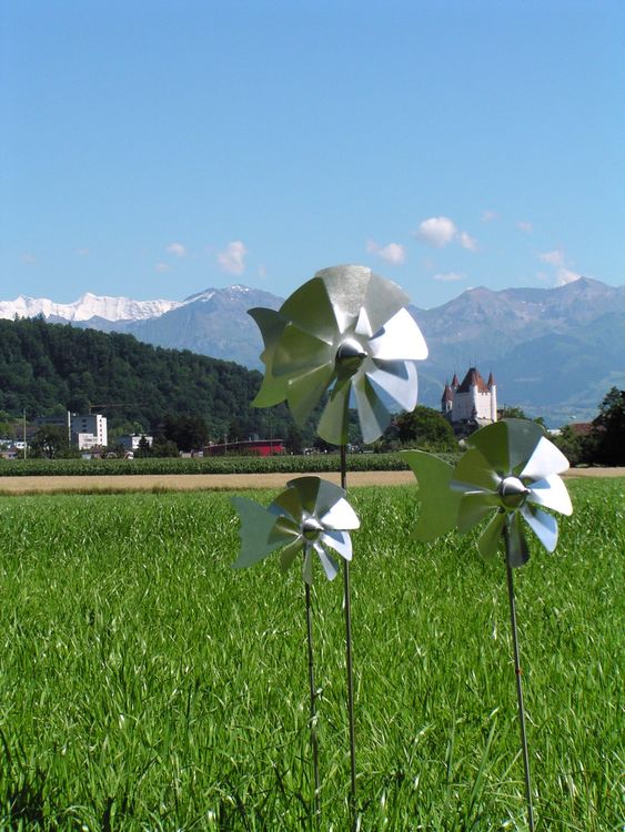 Windrad aus Aluminium Ø 22 cm (Neu und originalverpackt) in Steffisburg ...