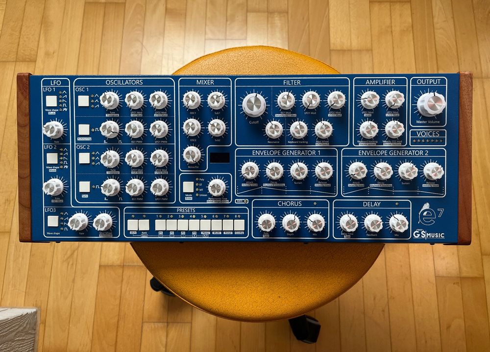 GS Music E7 Analog 7-voice polysynth | Kaufen auf Ricardo