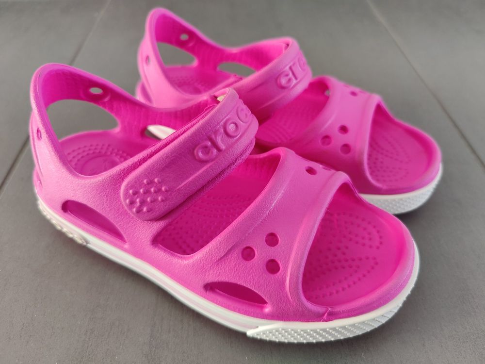 Crocs™ Crocband II Sandalen Gr. C11 (28-29), Electric Pink | Kaufen auf Ricardo