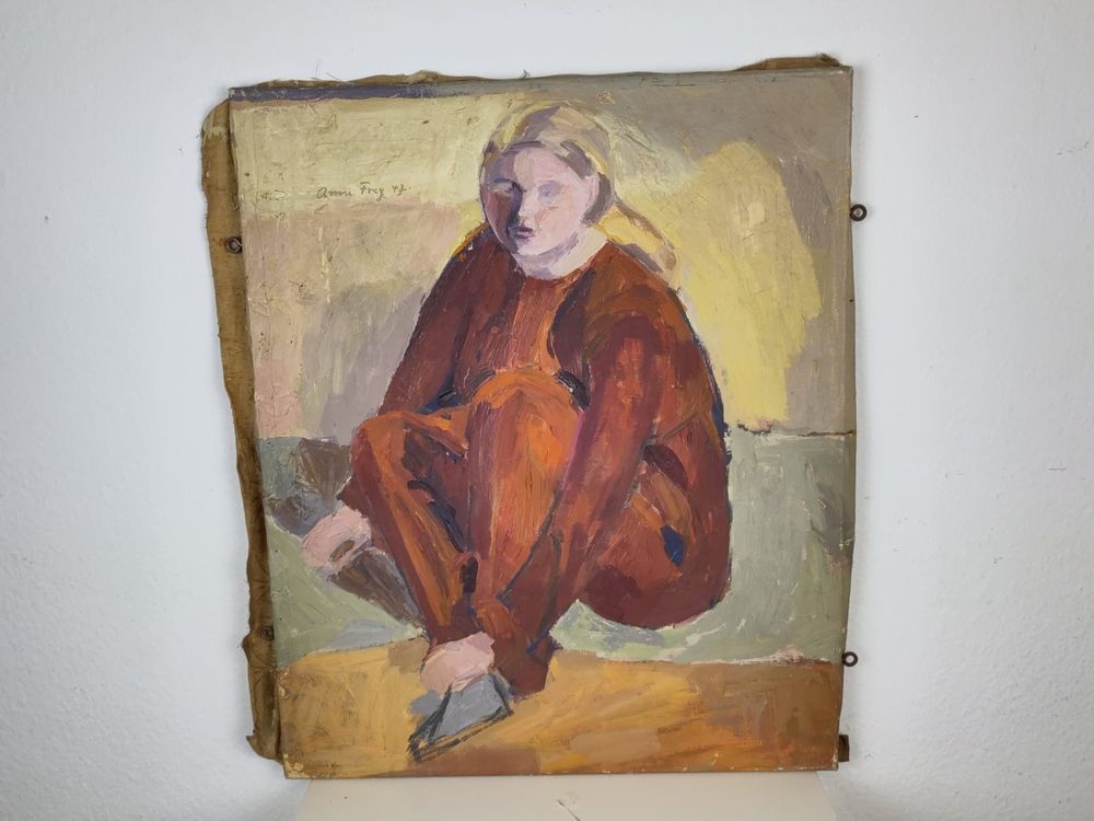 ANNI FREY Rote Figur Ölbild (Gebraucht) in Zug für CHF 121 – nur ...