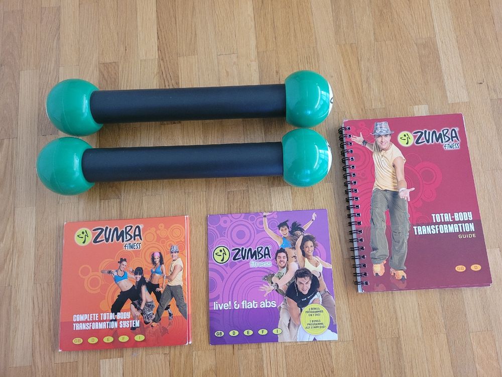 Zumba Trainingset - für den DVD Player (Gebraucht) in Muttenz für CHF 3 ...