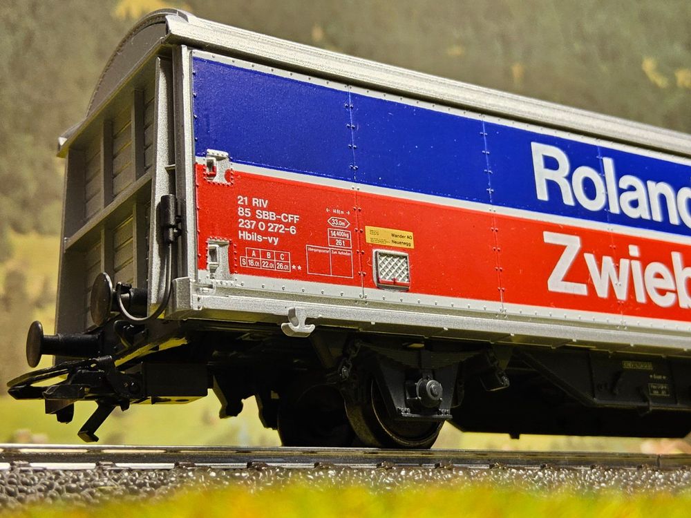 Märklin 84735.0 _ SBB Schiebewandwagen Hbis Roland Zwieback (Gebraucht ...