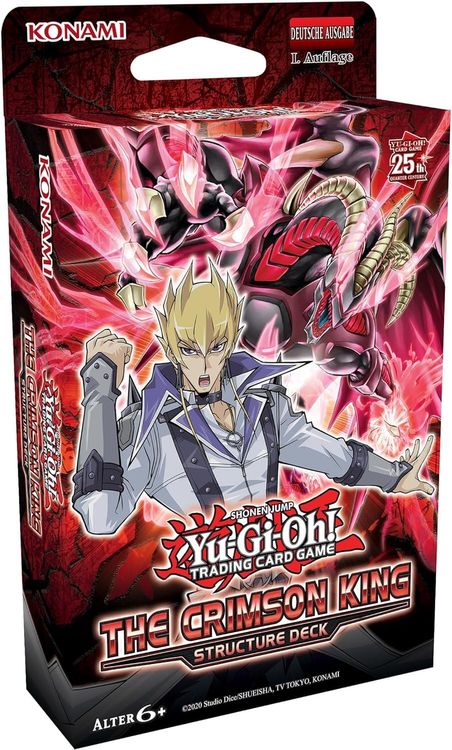 YuGiOh Structure Deck The Crimson Kings DE 1 Auflage Neu Und
