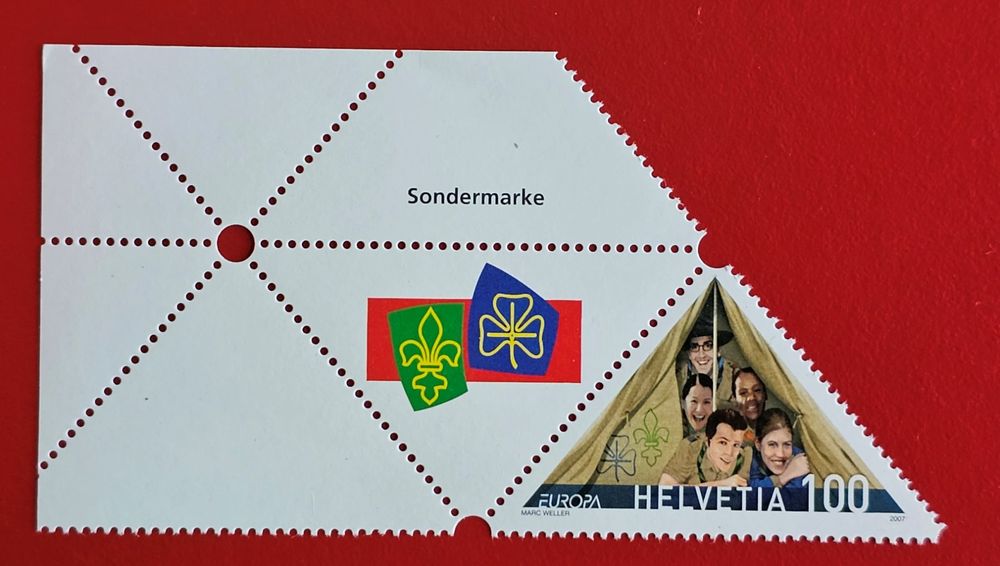 PFADFINDER PFADI ZELT Z 1230 BOGENECKE MIT VIGNETTE 2007** (Neu (gemäss ...