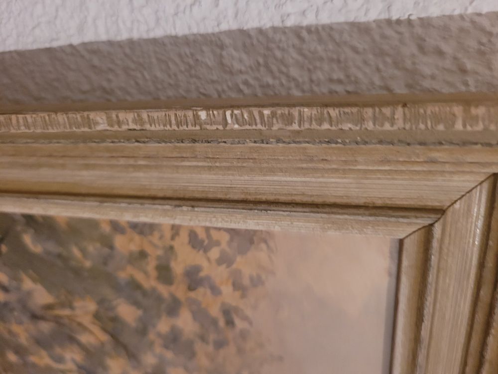 Kunstvolles Gemälde auf Leinwand mit Holzrahmen 1956 Eugen (Neu (gemäss Beschreibung)) in Laupen ...