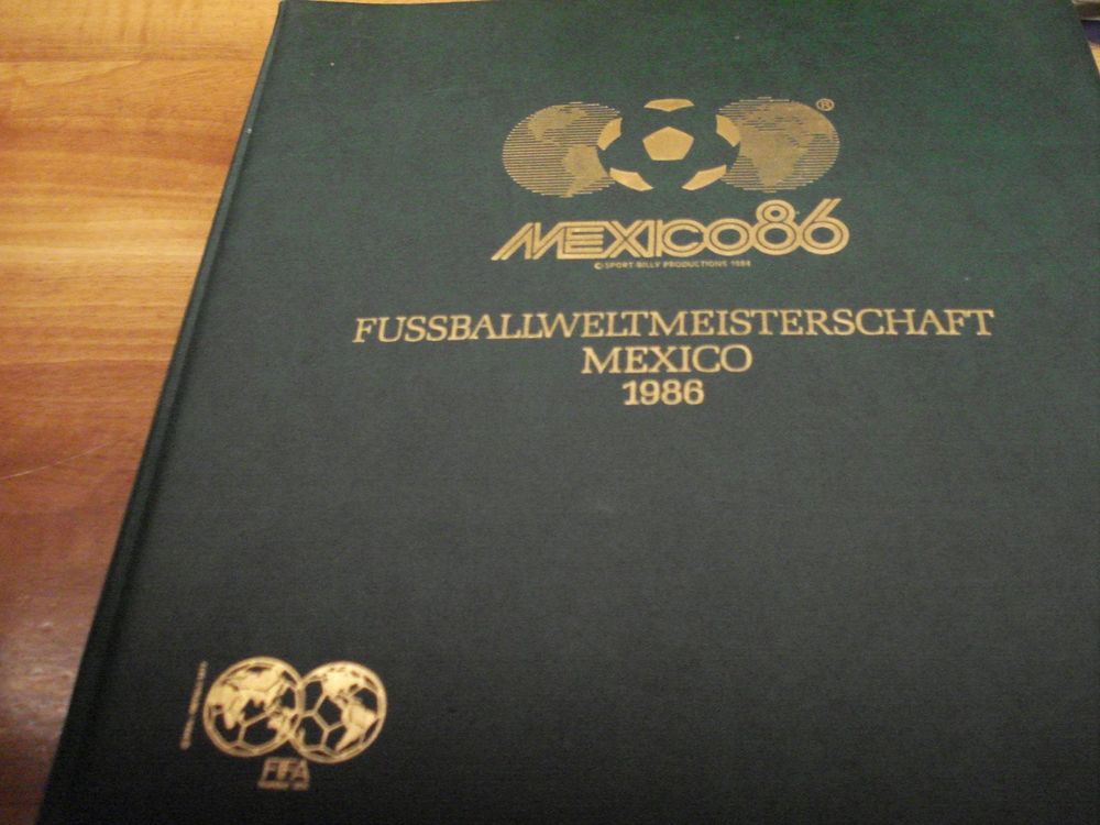 Album Fussball-WM Mexiko, 1986, über 50 Seiten (Gebraucht) in Niederwil ...