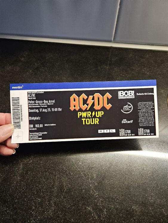 1 AC/DC Ticket (Neu und originalverpackt) in Langenthal für CHF 120 ...