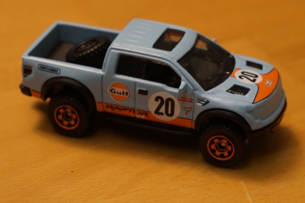 Matchbox Ford F-150 SVT Raptor GULF RAR TOP !!!!!!!!!!! (Gebraucht) in ...