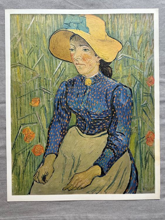 Vincent van Gogh Bauernmädchen mit Strohhut Kunstdruck (Gebraucht) in ...
