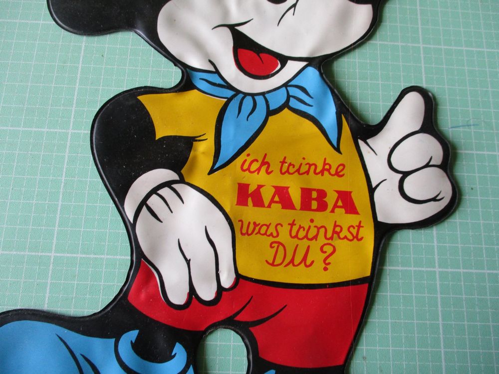 Kaba Mickey Mouse, seltene, alte Werbung aus den 70er Jahre (Gebraucht ...