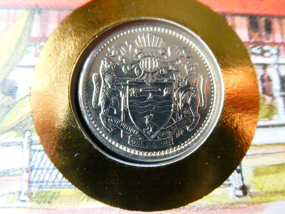 Guyana 1985, 25 Cents - unzirkuliert - Münzbrief | Kaufen auf Ricardo