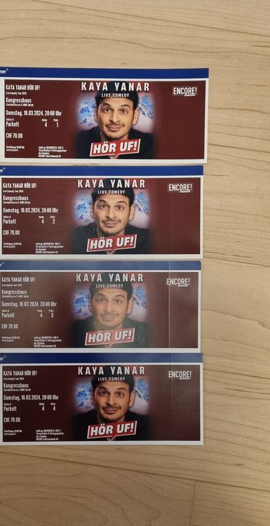 Kaya Yanar HÖR UF Zürich Kongresshaus Samstag 16.3.24 20:00 (Neu ...