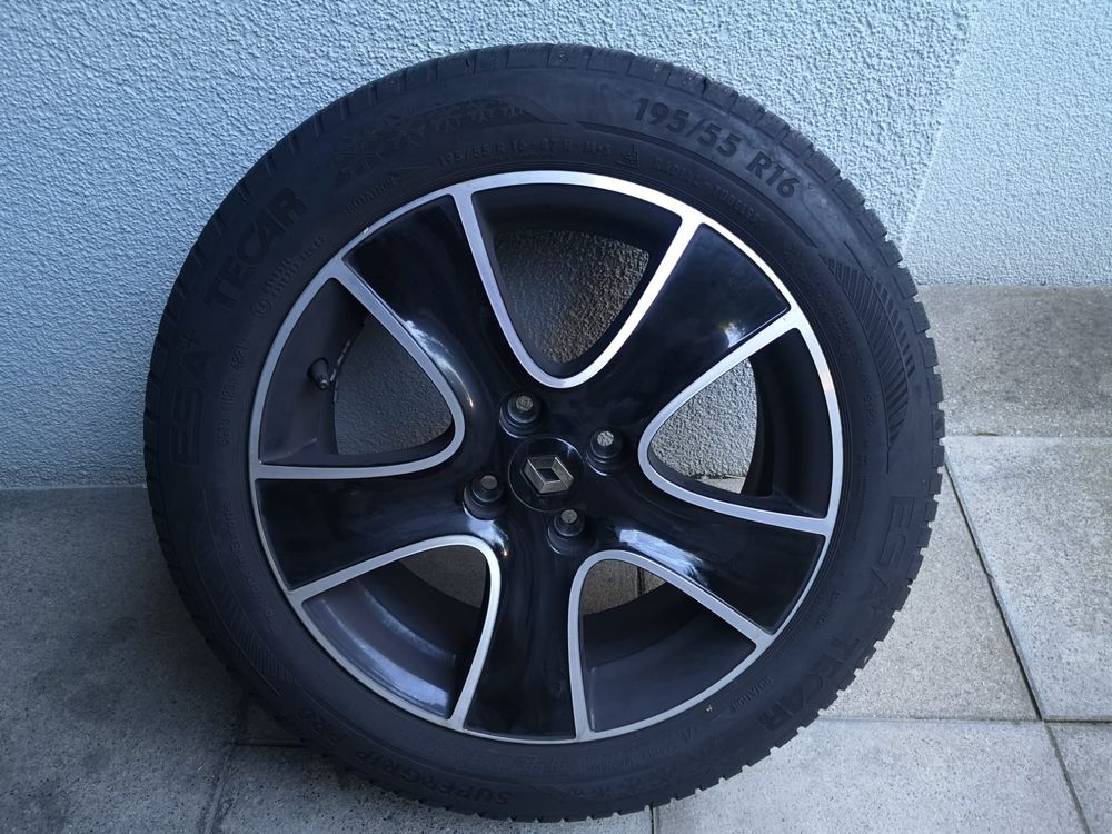 Original Renault Clio Felgen 16'' mit Winterreifen (Gebraucht) in für ...