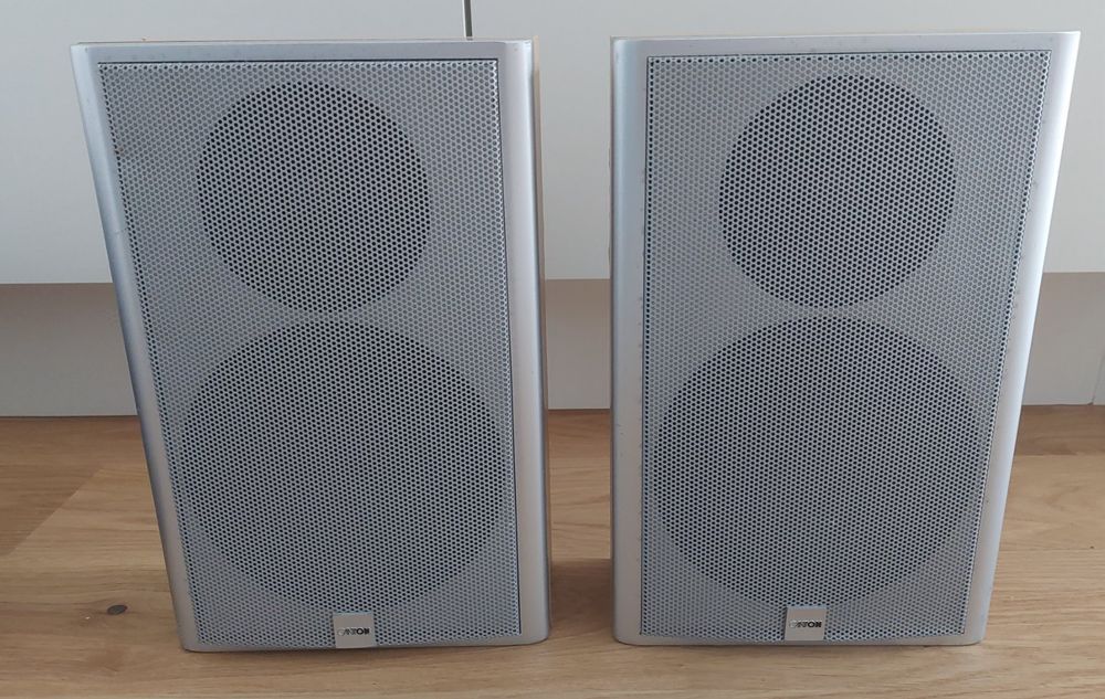 Canton LE 101 Regallautsprecher (2 Stück, silber/Buche) (Gebraucht) in ...