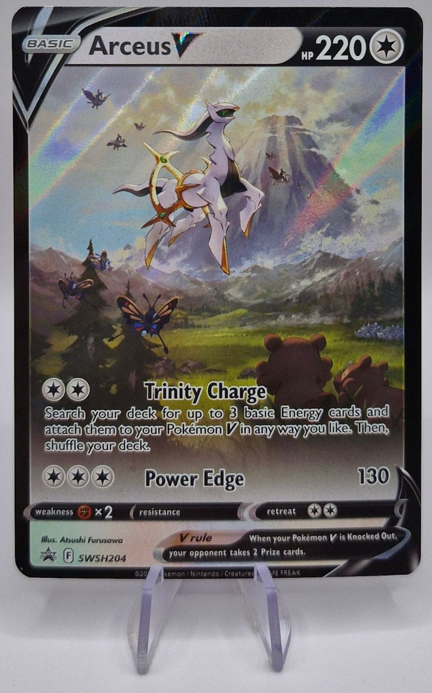 Arceus V / Black Star Promo / Sword and Shield / SWSH 204 (Neu (gemäss ...