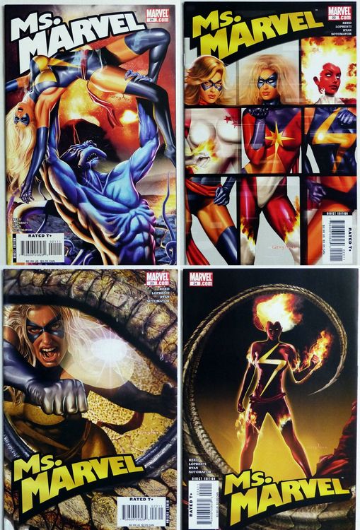 MS. MARVEL MONSTER AND MARVEL COMPLETE 4 PART STORY 2007 (Gebraucht) in ...