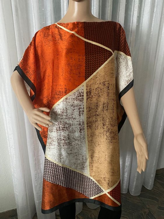 Perfekter Auftritt - zeitlose Tunika Silk Feeling, 1 Size (Neu und ...