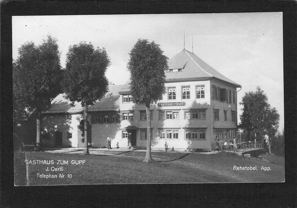 Gasthaus zum Gupf (J.Oertl), Rehetobel App. , 27.Vll.1925 (Gebraucht) in Reichenburg für CHF 12 ...