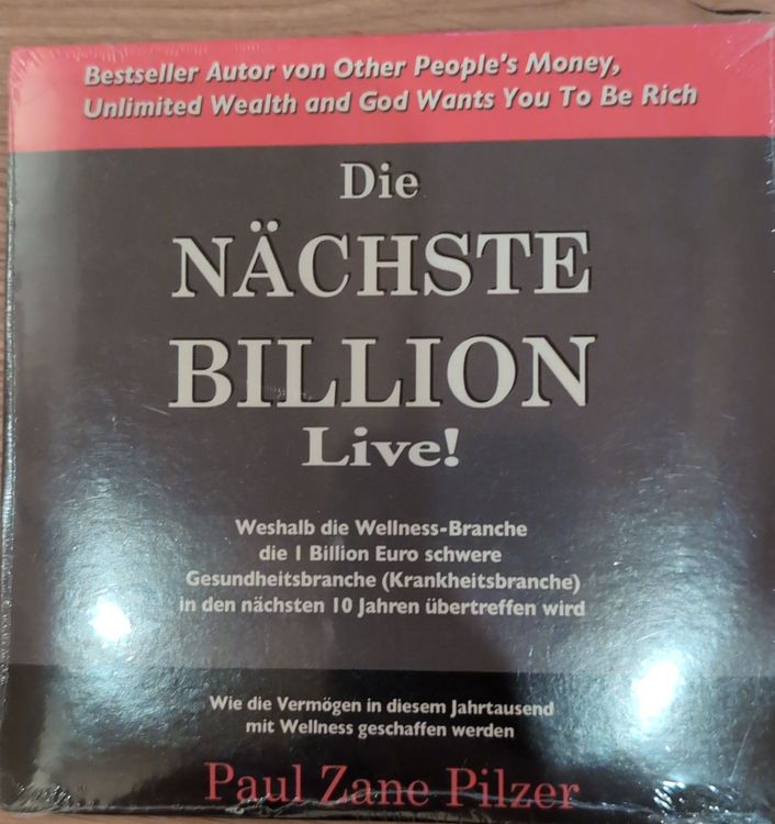 Die Nächste Billion Live! Paul Zane Pilzer - Neuwertig (Neu und originalverpackt) in Oberterzen ...