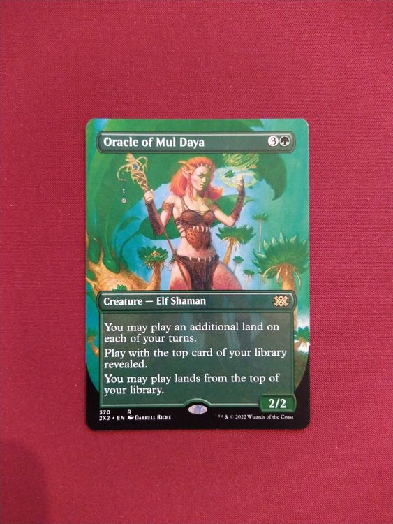 MTG - Double Masters 2022 - Oracle of Mul Daya Borderless | Kaufen auf ...