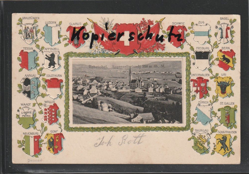 Rehetobel mit Prägerand Kantonswappen (Neu (gemäss Beschreibung)) in Rorschacherberg für CHF 8 ...