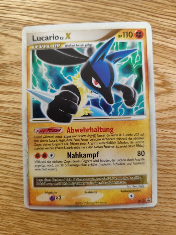 Pokemon Lucario LV. X Diamond&Pearl holo Promo (Neu (gemäss ...