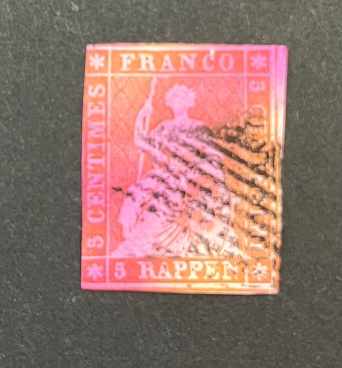 Strubel 22Aa ? Cat. 2200.- CHF Brun-Orange | Kaufen auf Ricardo