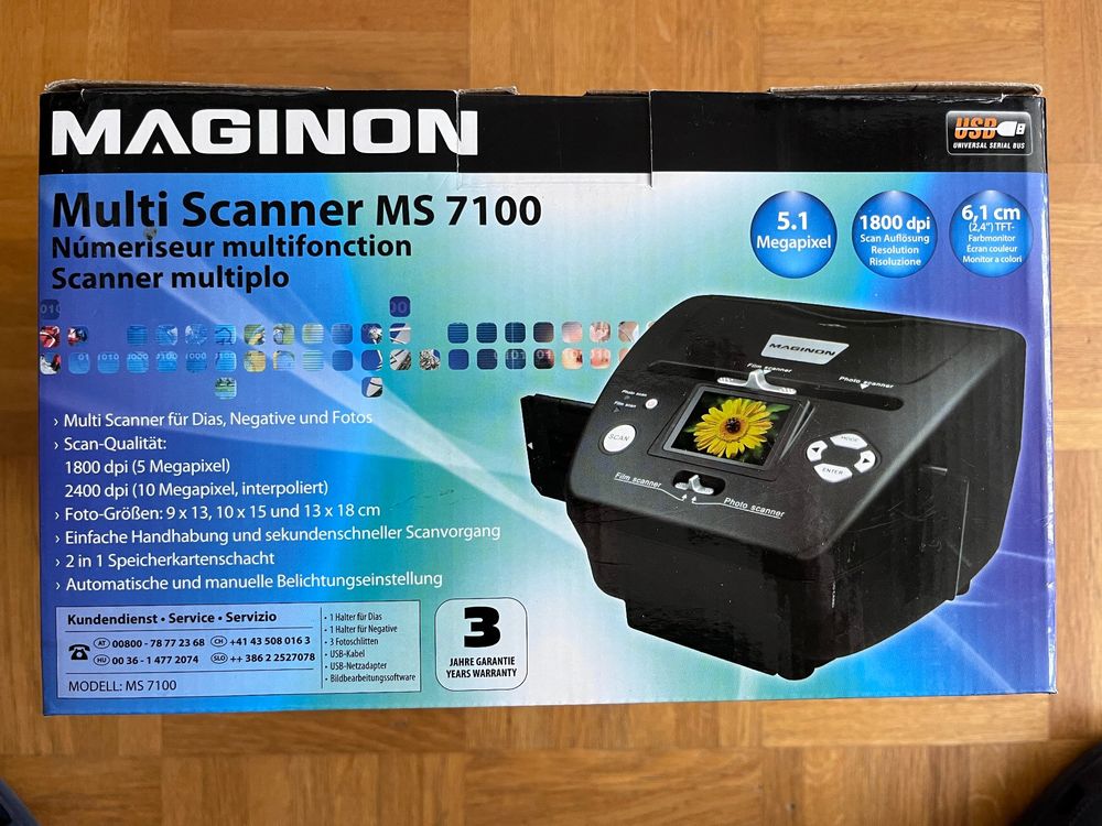 Maginon MS 7100 - Sanner für Fotos, Dias und Negative (Gebraucht) in ...
