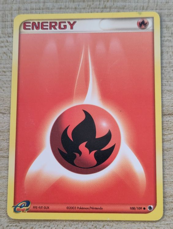 EX Ruby & Sapphire Fire Energy 108/109 - EN | Kaufen auf Ricardo