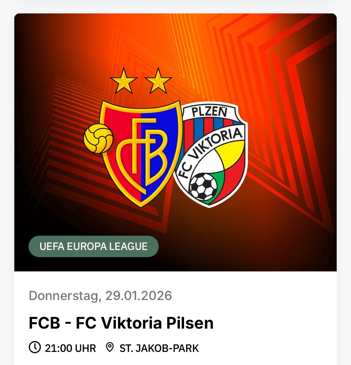 4 x FCB - Victoria Pilsen im Sektor C5 (Neu und originalverpackt) in ...