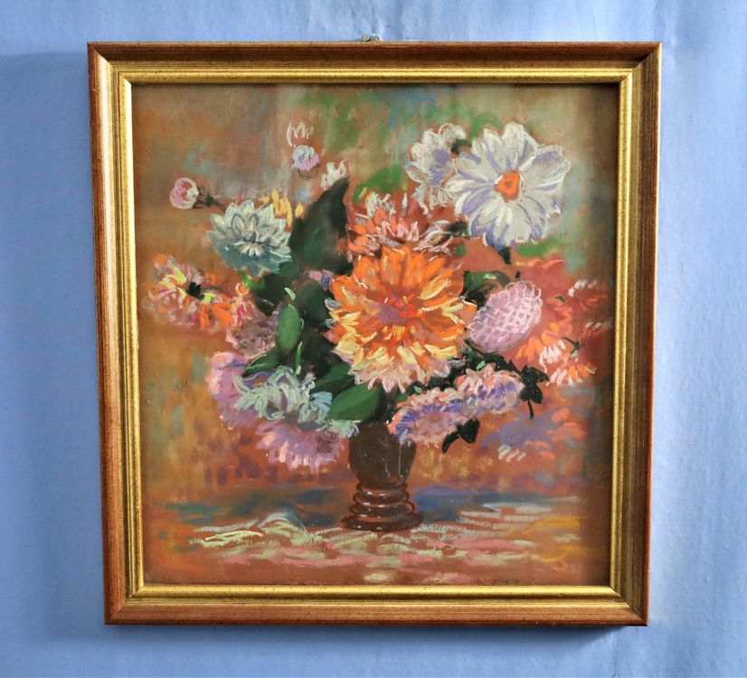 Jules Moos 1878-1960, Gemälde, Pastell auf Platte, signiert | Kaufen auf Ricardo