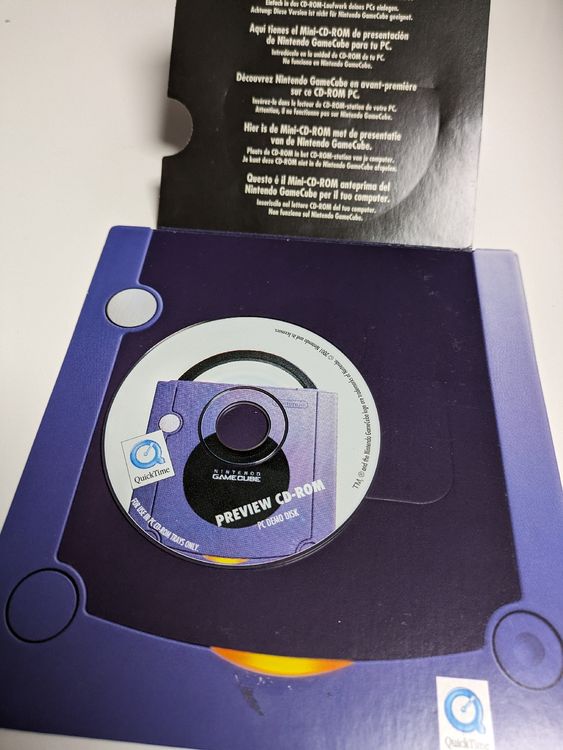 Nintendo Game Cube PC Mini demo Disc 2001für Sammler (Gebraucht) in ...