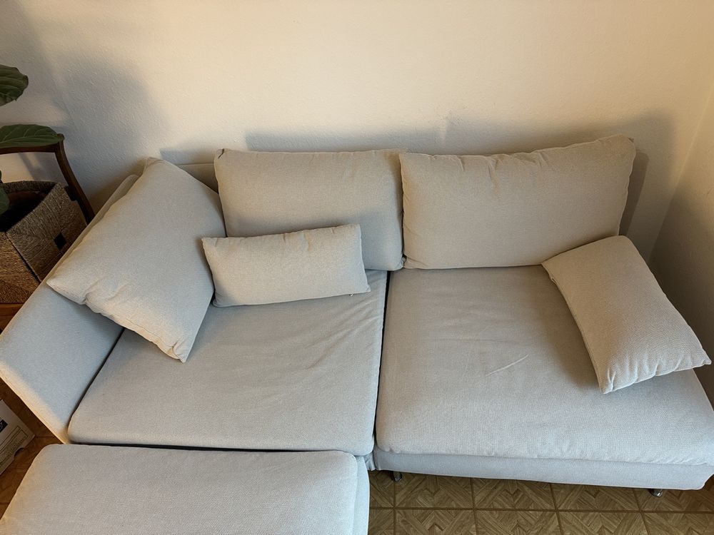 IKEA SÖDERHAMN SOFA-set: 2 Sitzelemente + Hocker (Gebraucht) in Zürich ...