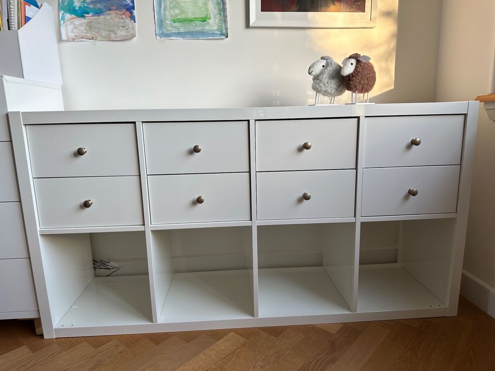 Kallax Regal 2x4 mit 8 Schubladen (Gebraucht) in Wallisellen für CHF 85 ...