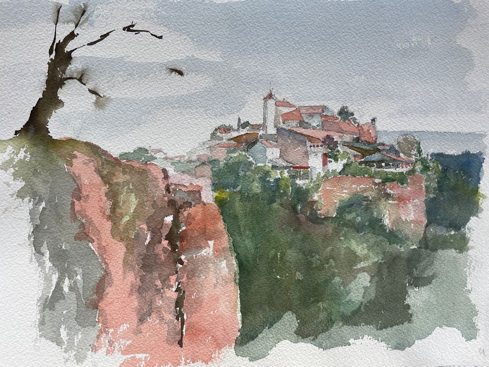 Aquarell von Leo Kalmus (1904-1986)Aus der Künstler Nachlass (Gebraucht ...